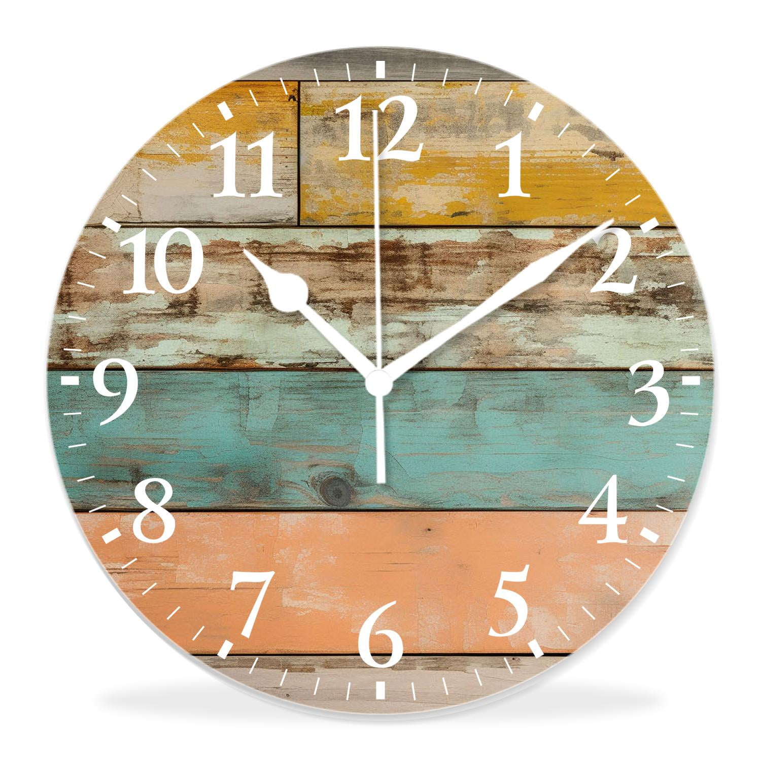 16 Inch Wall Clock Battery Operated Silent Clock Decorative for Office ...