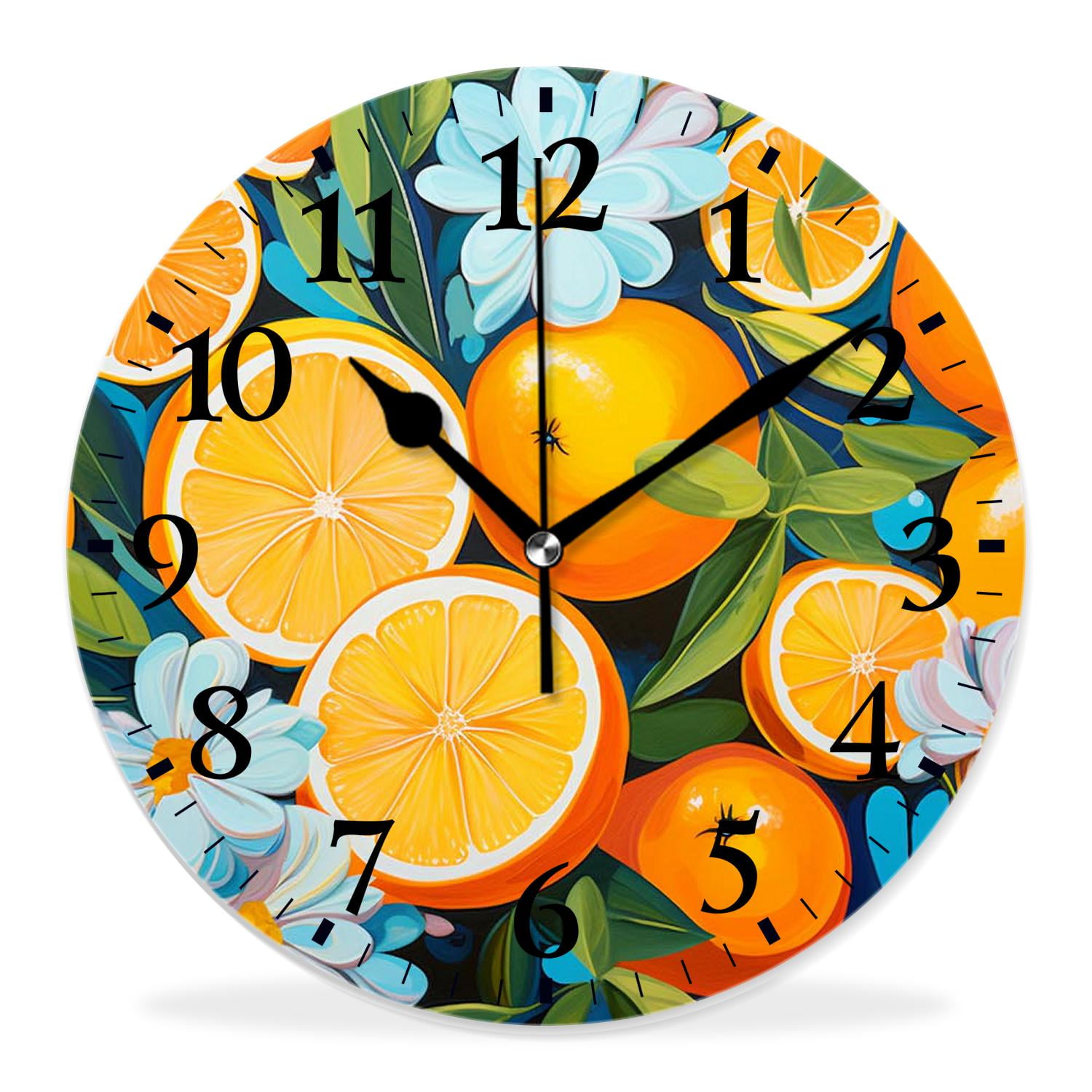 16 Inch Wall Clock Battery Operated Silent Clock Decorative for Office ...