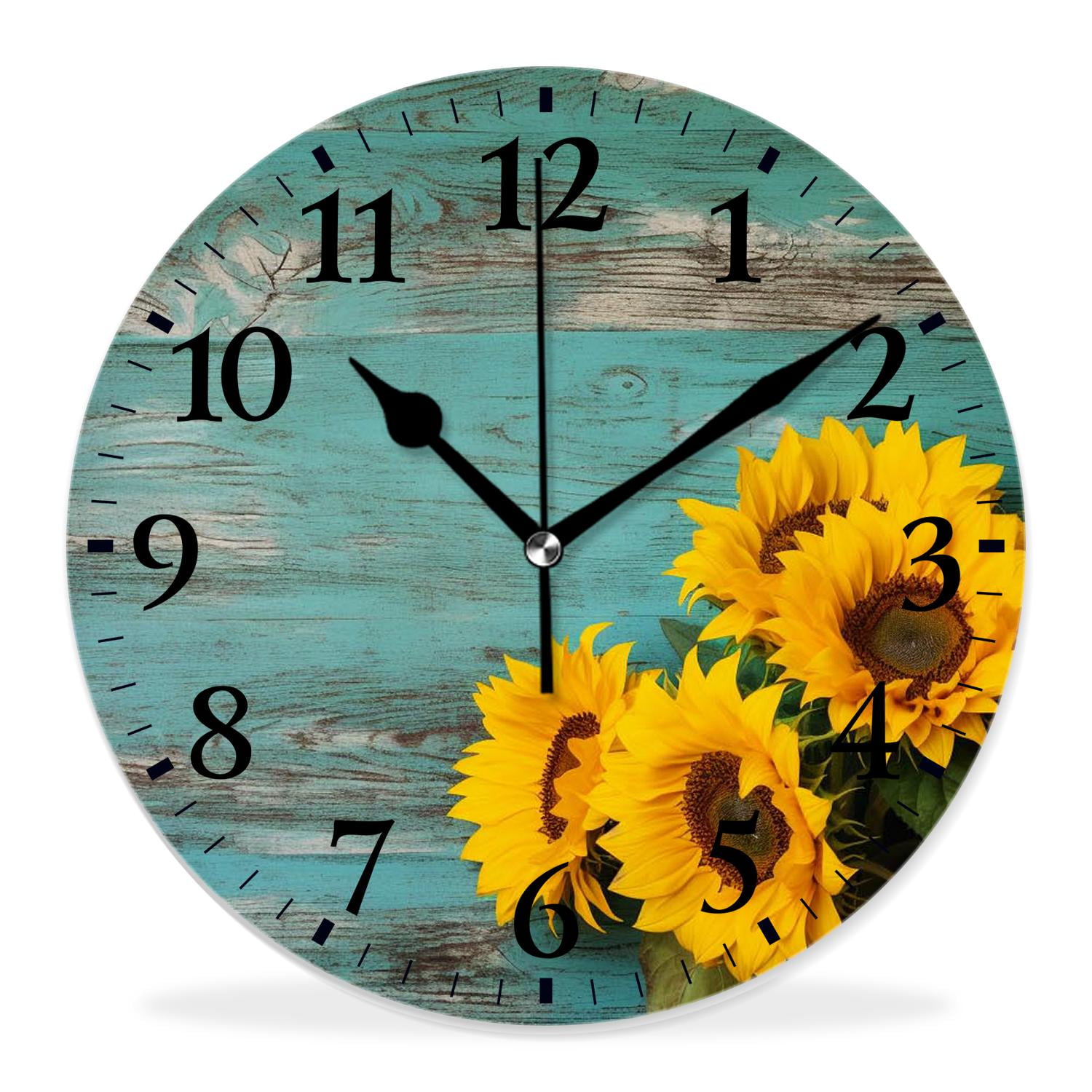 16 Inch Wall Clock Battery Operated Silent Clock Decorative for Office ...