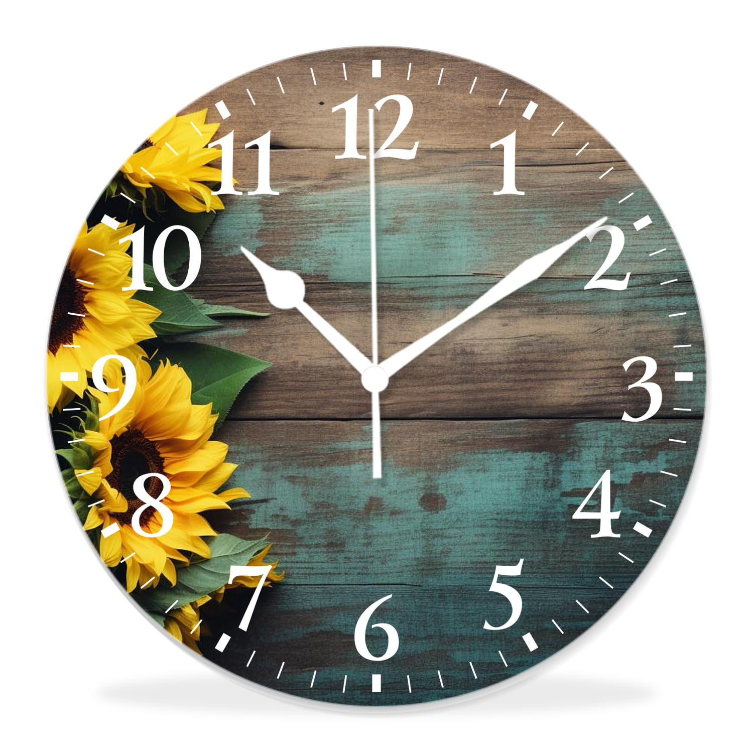 16 Inch Wall Clock Battery Operated Silent Clock Decorative for Office ...