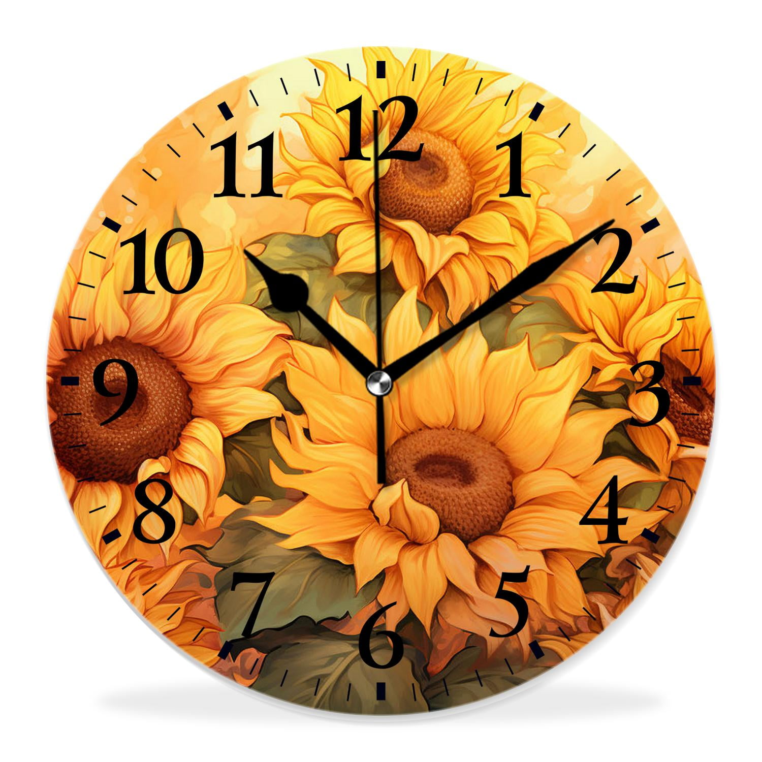 16 Inch Wall Clock Battery Operated Silent Clock Decorative for Office ...