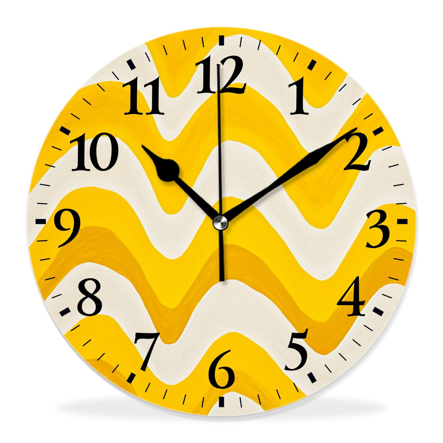 16 Inch Wall Clock Battery Operated Silent Clock Decorative for Office ...