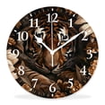 16 Inch Wall Clock Battery Operated Silent Clock Decorative for Office ...