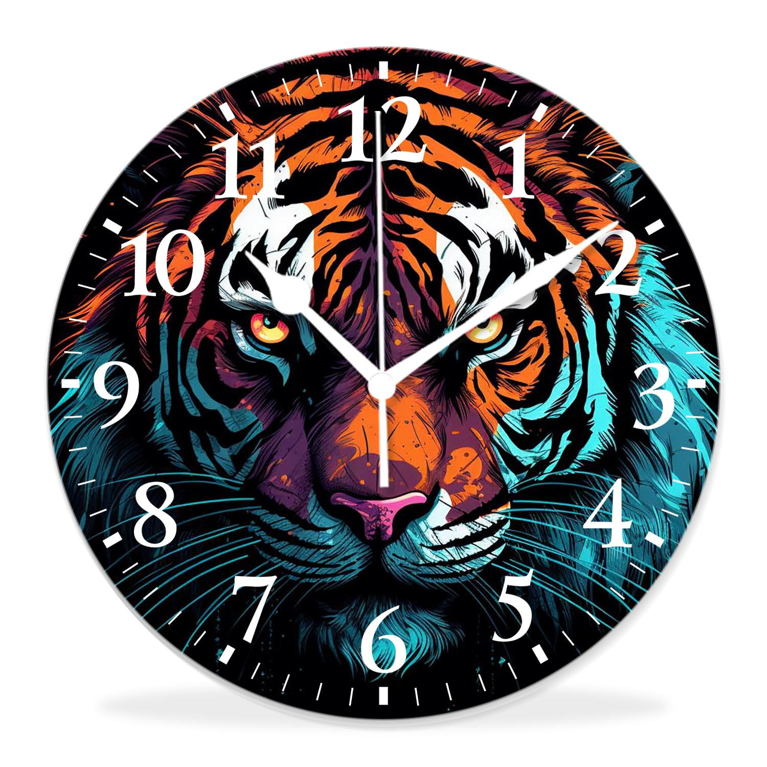 16 Inch Wall Clock Battery Operated Silent Clock Decorative for Office ...