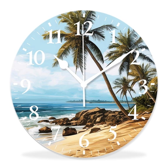 16 Inch Wall Clock Battery Operated Silent Clock Decorative for Office ...