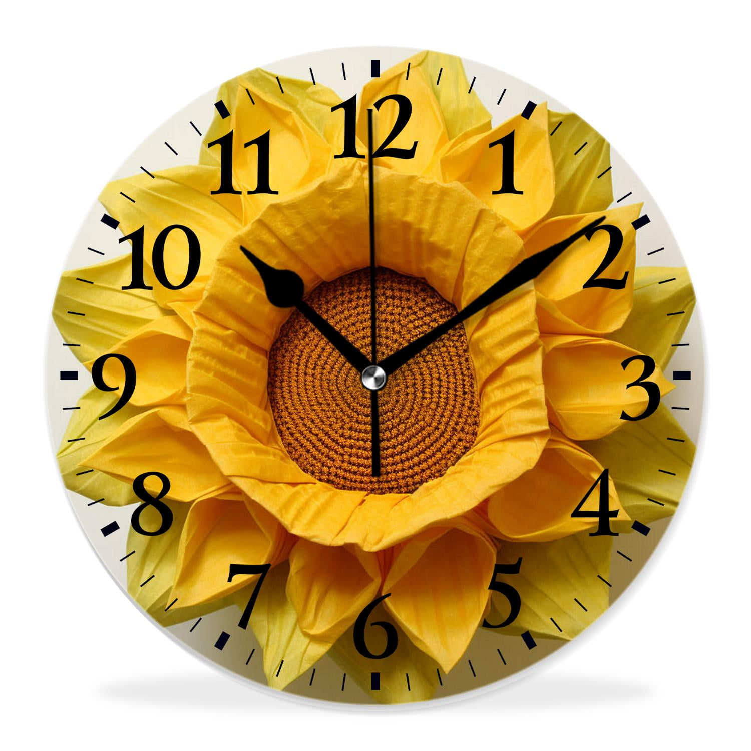 16 Inch Wall Clock Battery Operated Silent Clock Decorative for Office ...