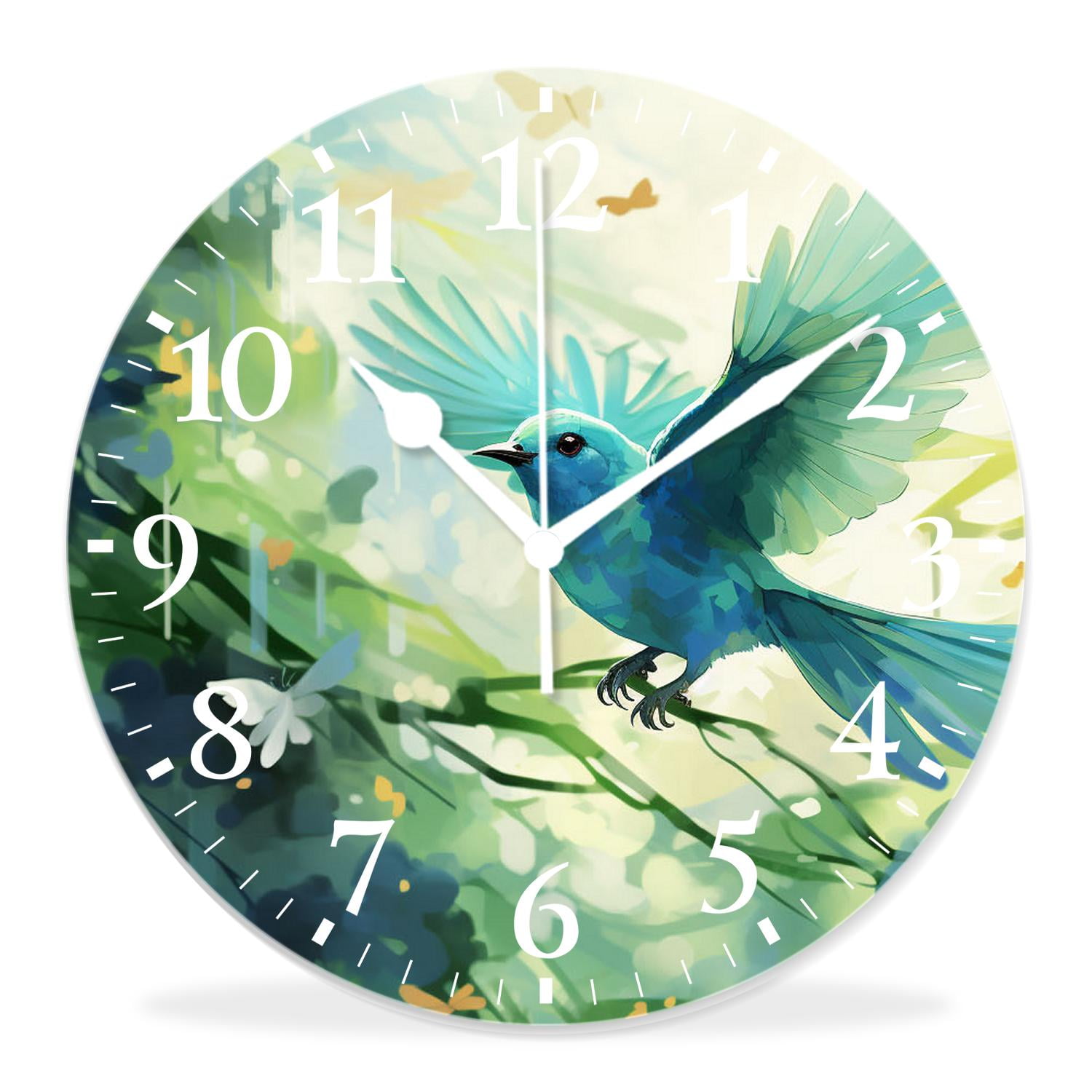 16 Inch Wall Clock Battery Operated Silent Clock Decorative for Office ...