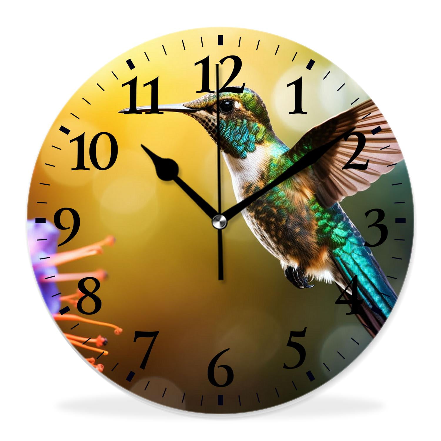 16 Inch Wall Clock Battery Operated Silent Clock Decorative for Office ...