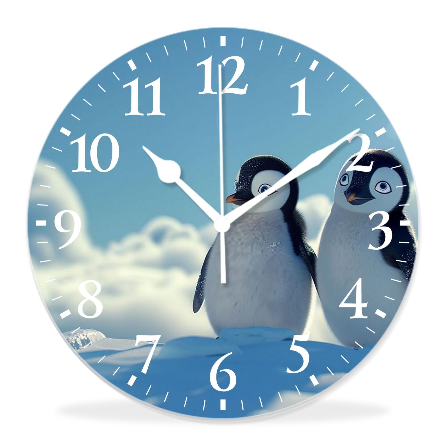 16 Inch Wall Clock Battery Operated Silent Clock Decorative for Office ...