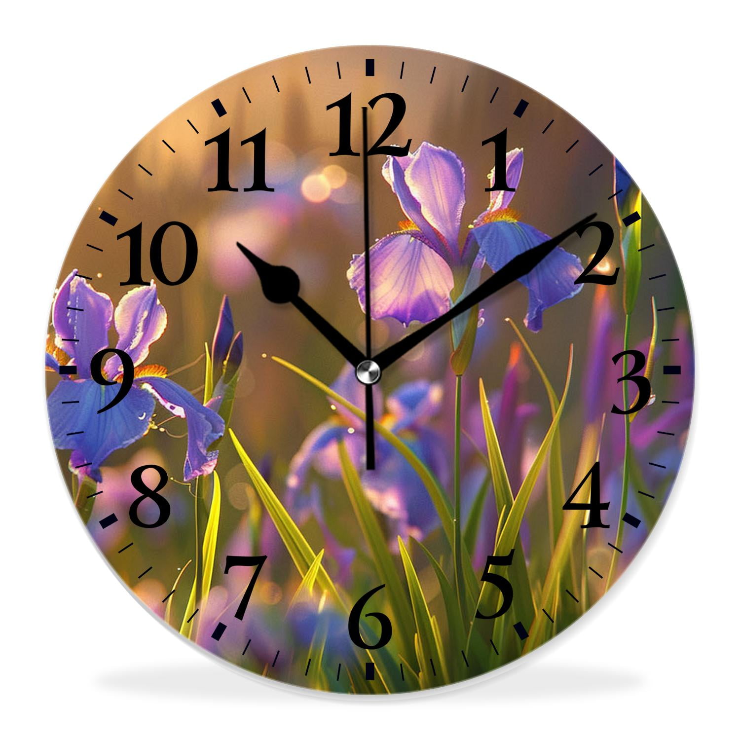 16 Inch Wall Clock Battery Operated Silent Clock Decorative for Office ...
