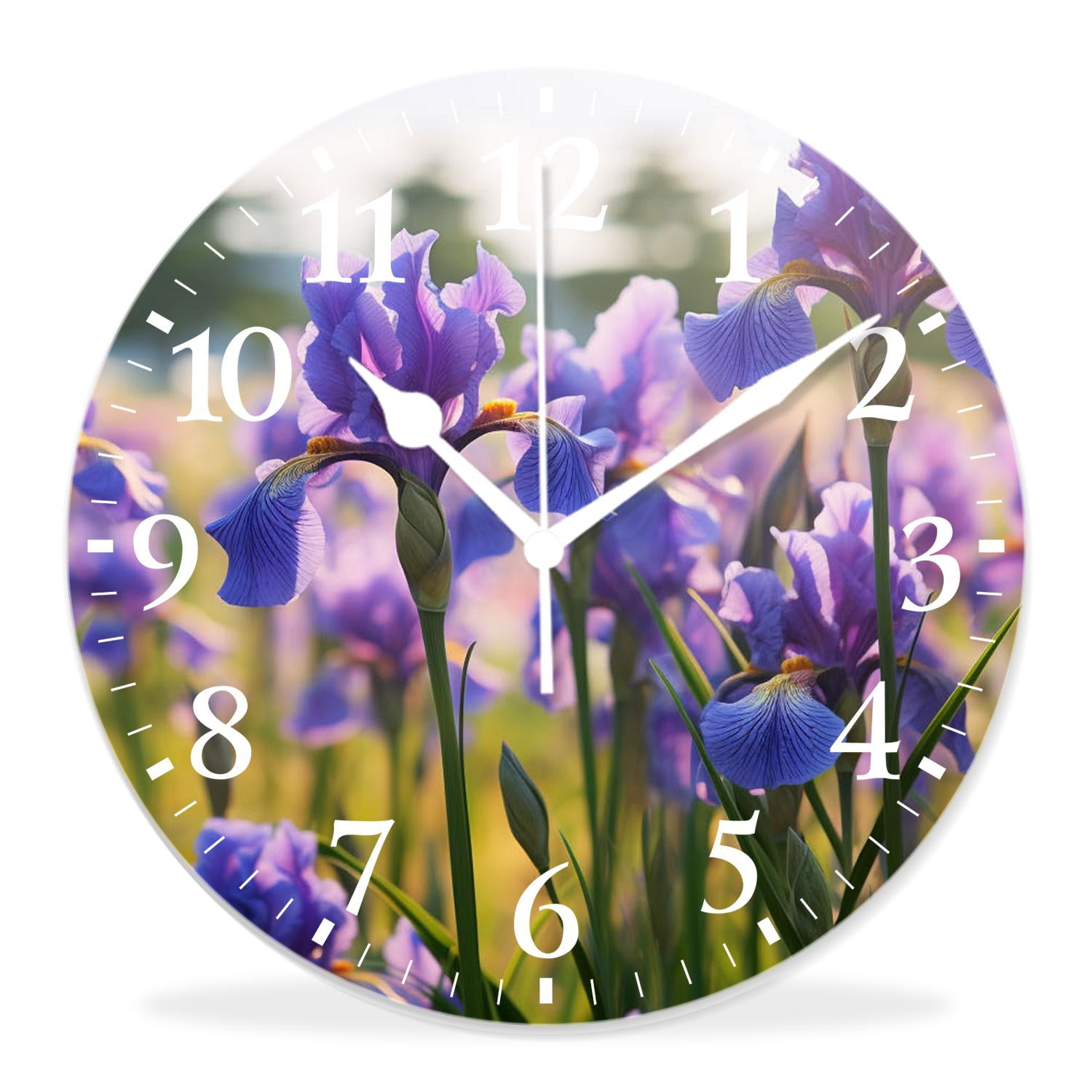 16 Inch Wall Clock Battery Operated Silent Clock Decorative for Office ...