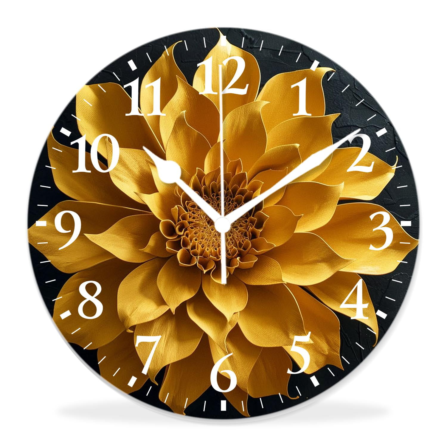 16 Inch Wall Clock Battery Operated Silent Clock Decorative for Office ...