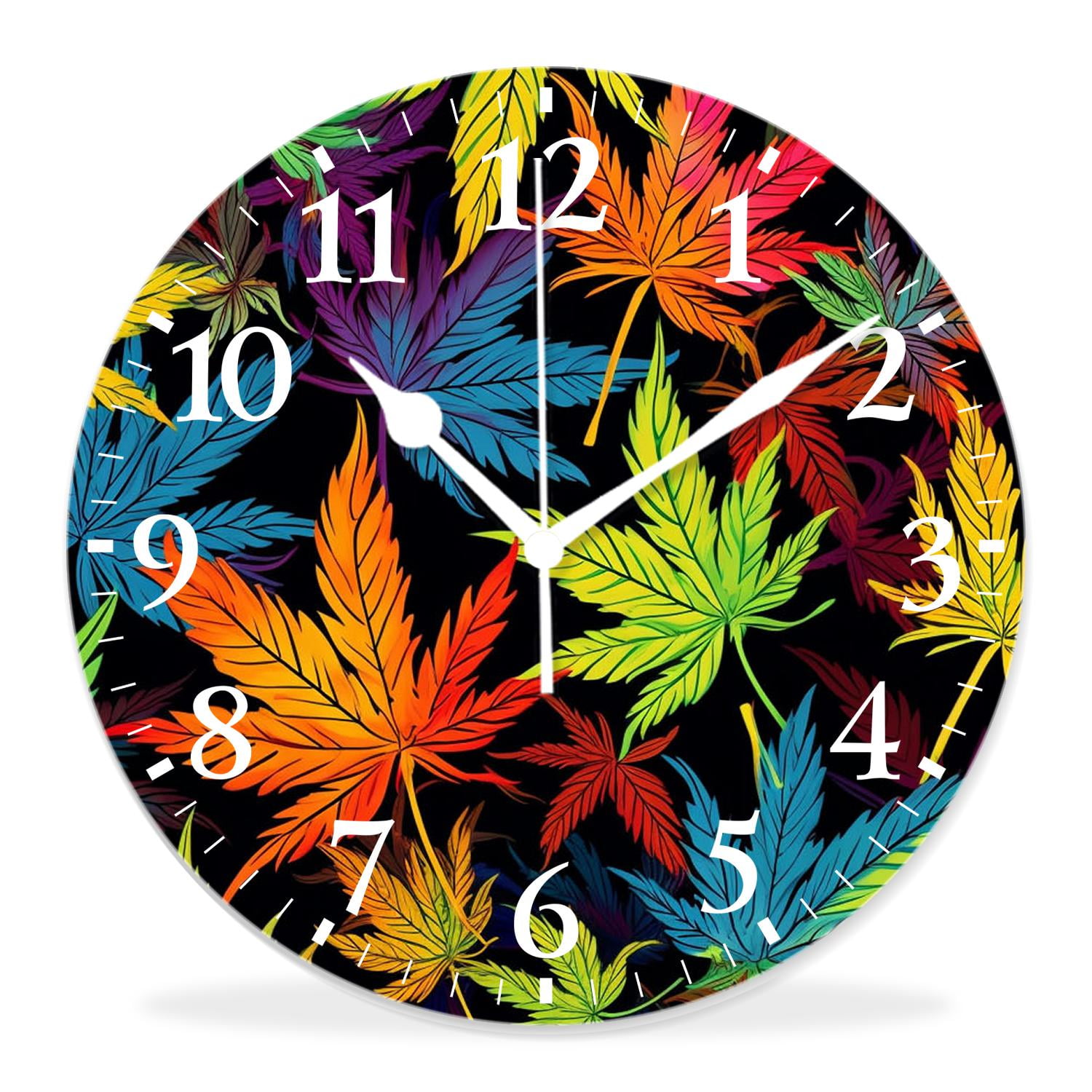 16 Inch Wall Clock Battery Operated Silent Clock Decorative for Office ...