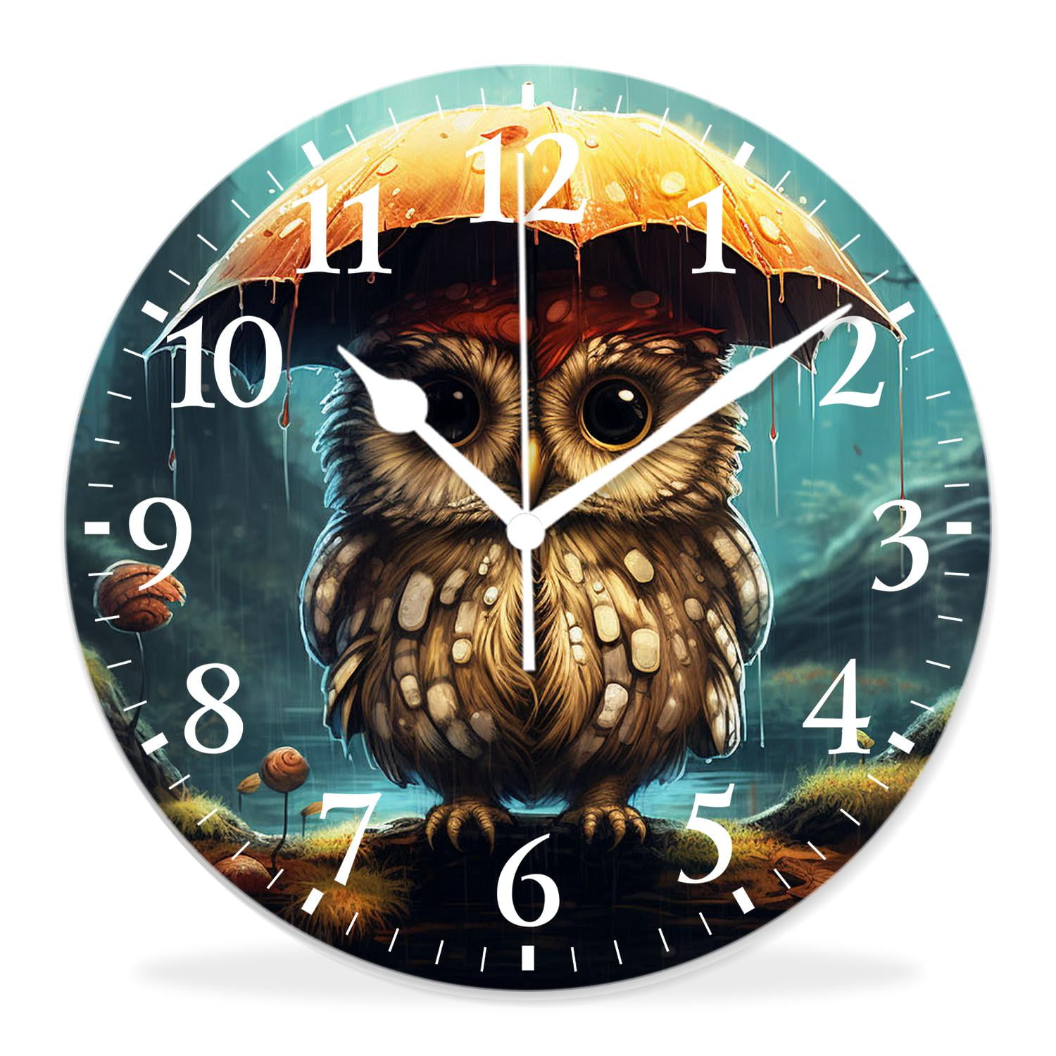 16 Inch Wall Clock Battery Operated Silent Clock Decorative for Office ...
