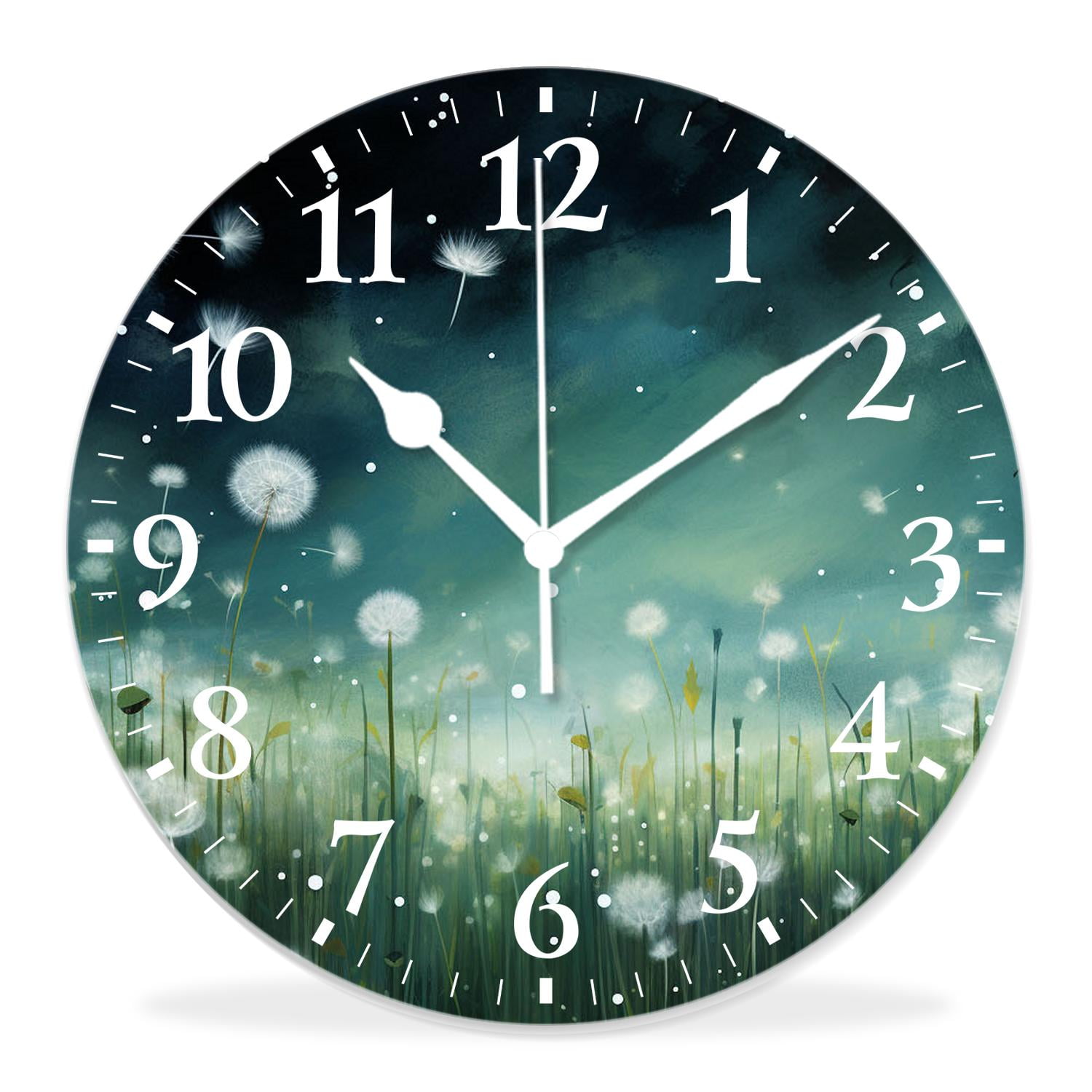 16 Inch Wall Clock Battery Operated Silent Clock Decorative for Office ...