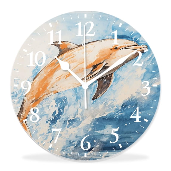 16 Inch Wall Clock Battery Operated Silent Clock Decorative for Office ...