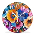 16 Inch Wall Clock Battery Operated Silent Clock Decorative for Office ...