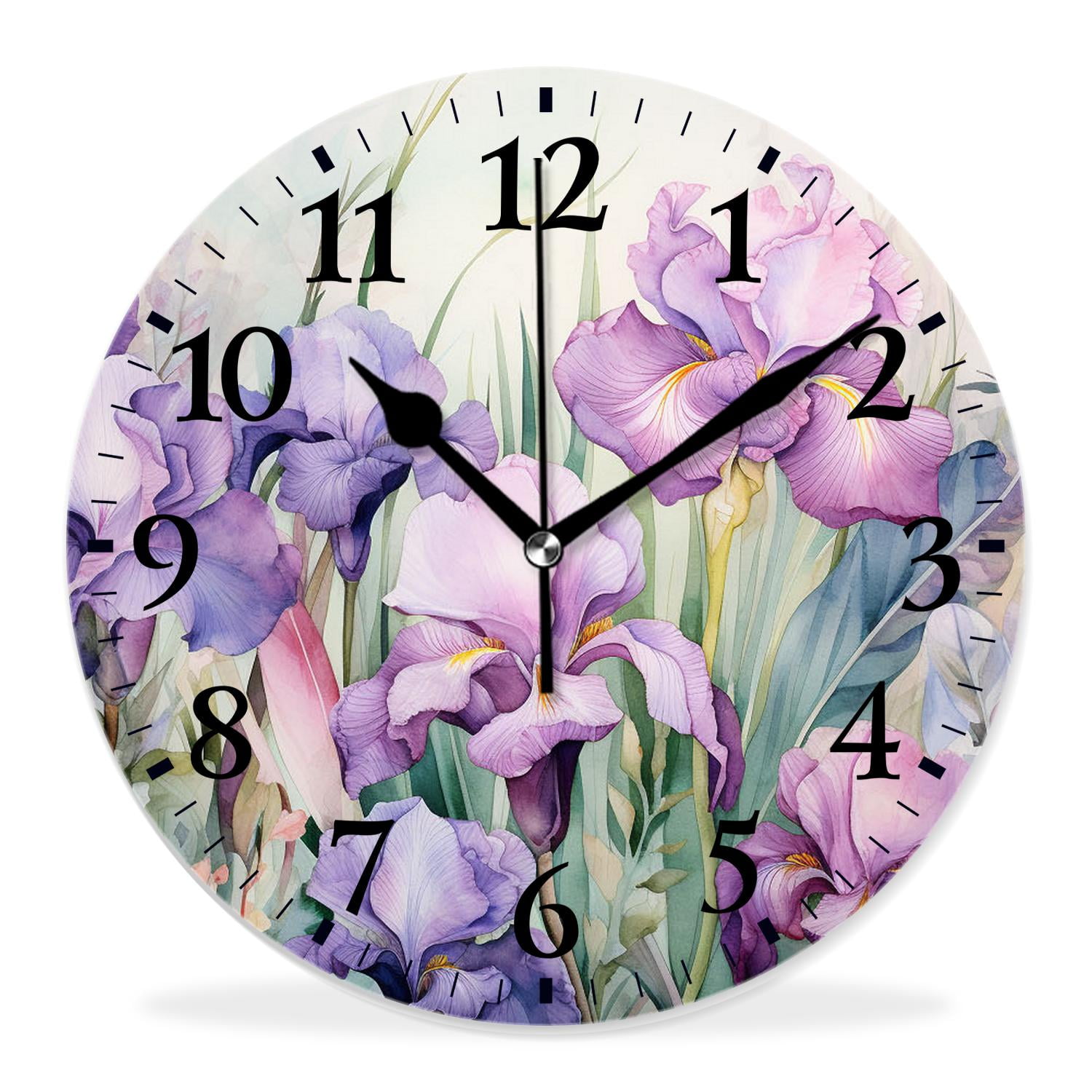 16 Inch Wall Clock Battery Operated Silent Clock Decorative for Office ...