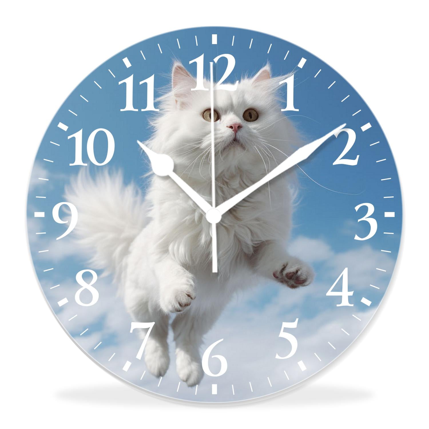 16 Inch Wall Clock Battery Operated Silent Clock Decorative for Office ...