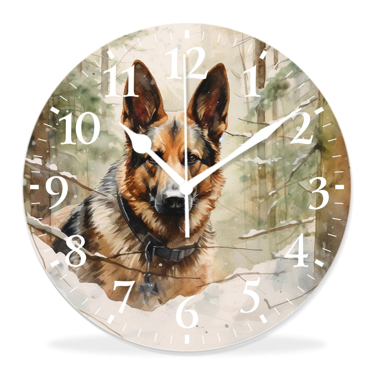 16 Inch Wall Clock Battery Operated Silent Clock Decorative for Office ...