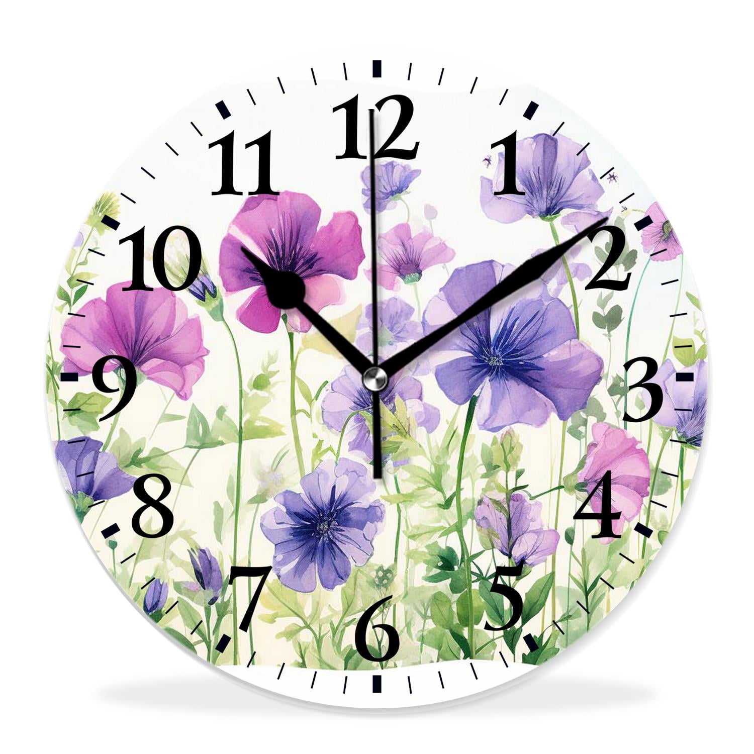 16 Inch Wall Clock Battery Operated Silent Clock Decorative for Office ...