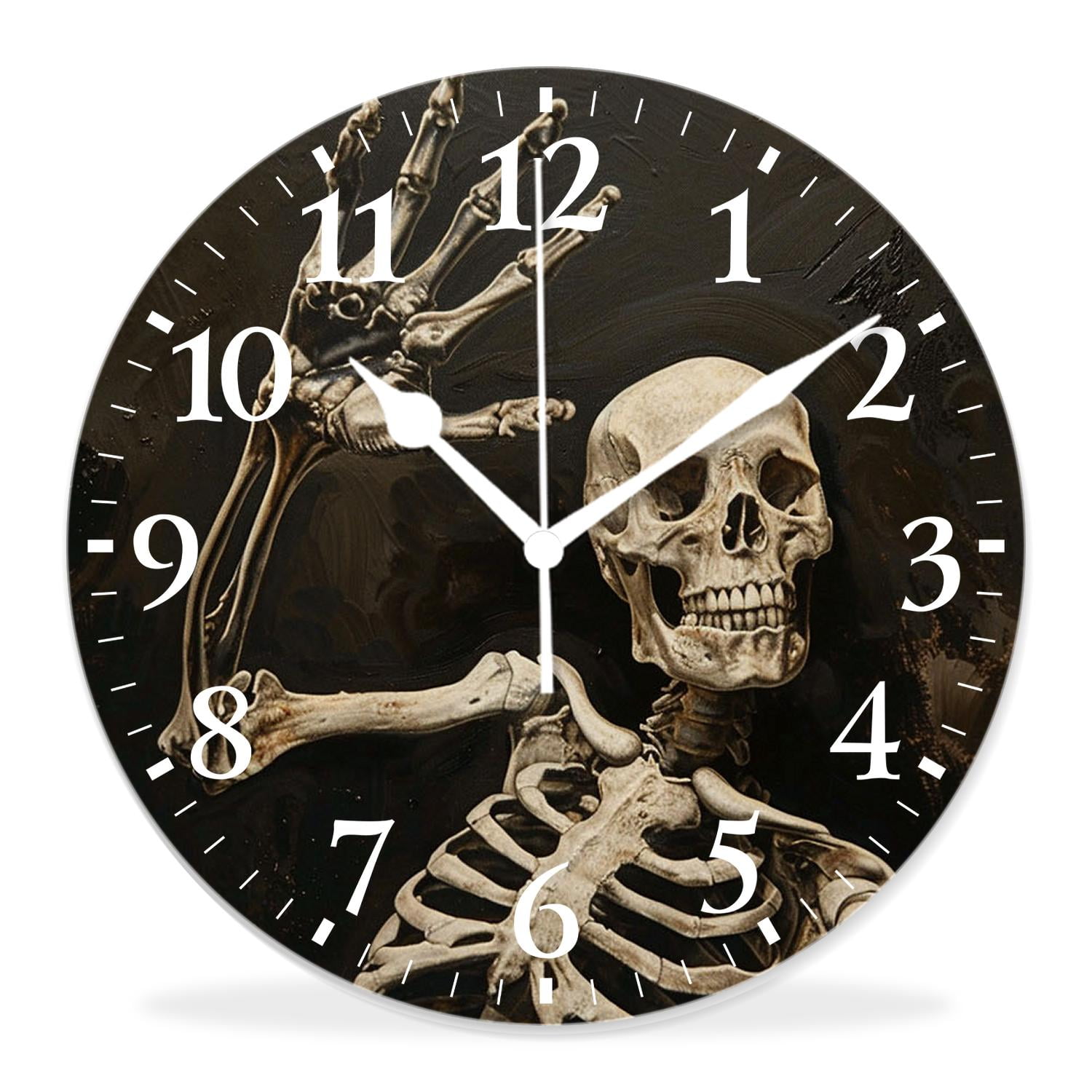 16 Inch Wall Clock Battery Operated Silent Clock Decorative for Office ...