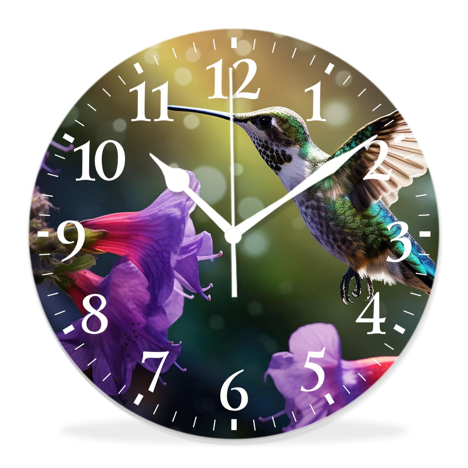 16 Inch Wall Clock Battery Operated Silent Clock Decorative for Office ...
