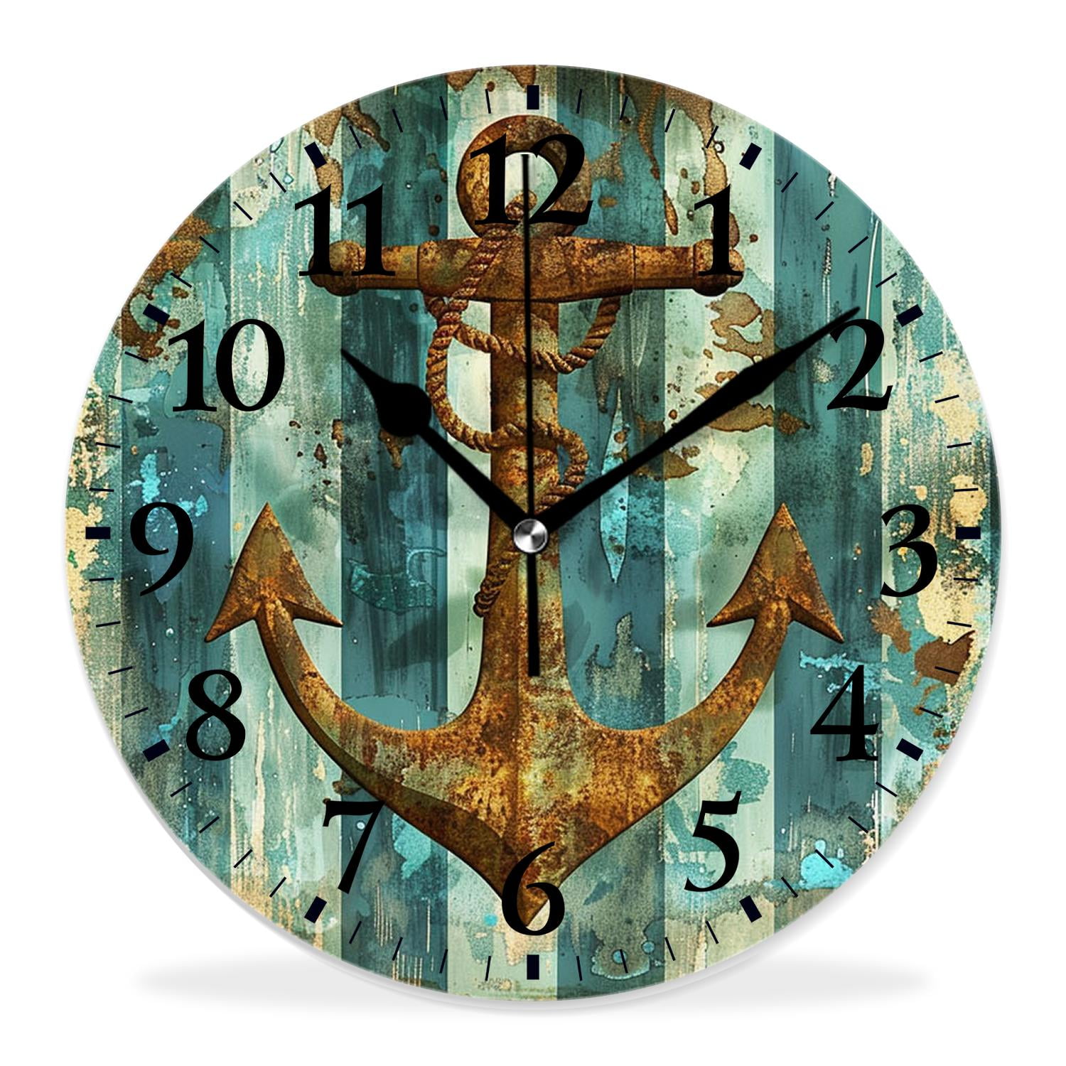 16 Inch Wall Clock Battery Operated Silent Clock Decorative for Office ...