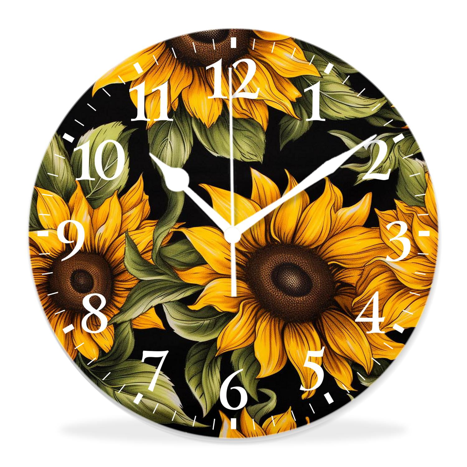 16 Inch Wall Clock Battery Operated Silent Clock Decorative for Office ...