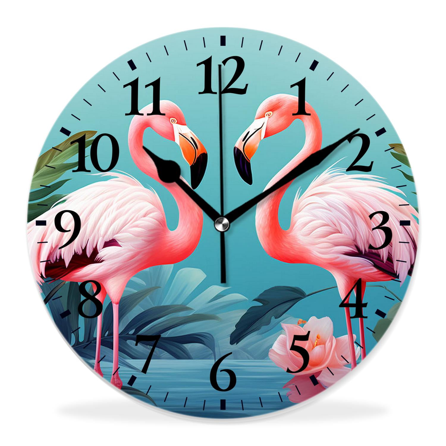 16 Inch Wall Clock Battery Operated Silent Clock Decorative for Office ...