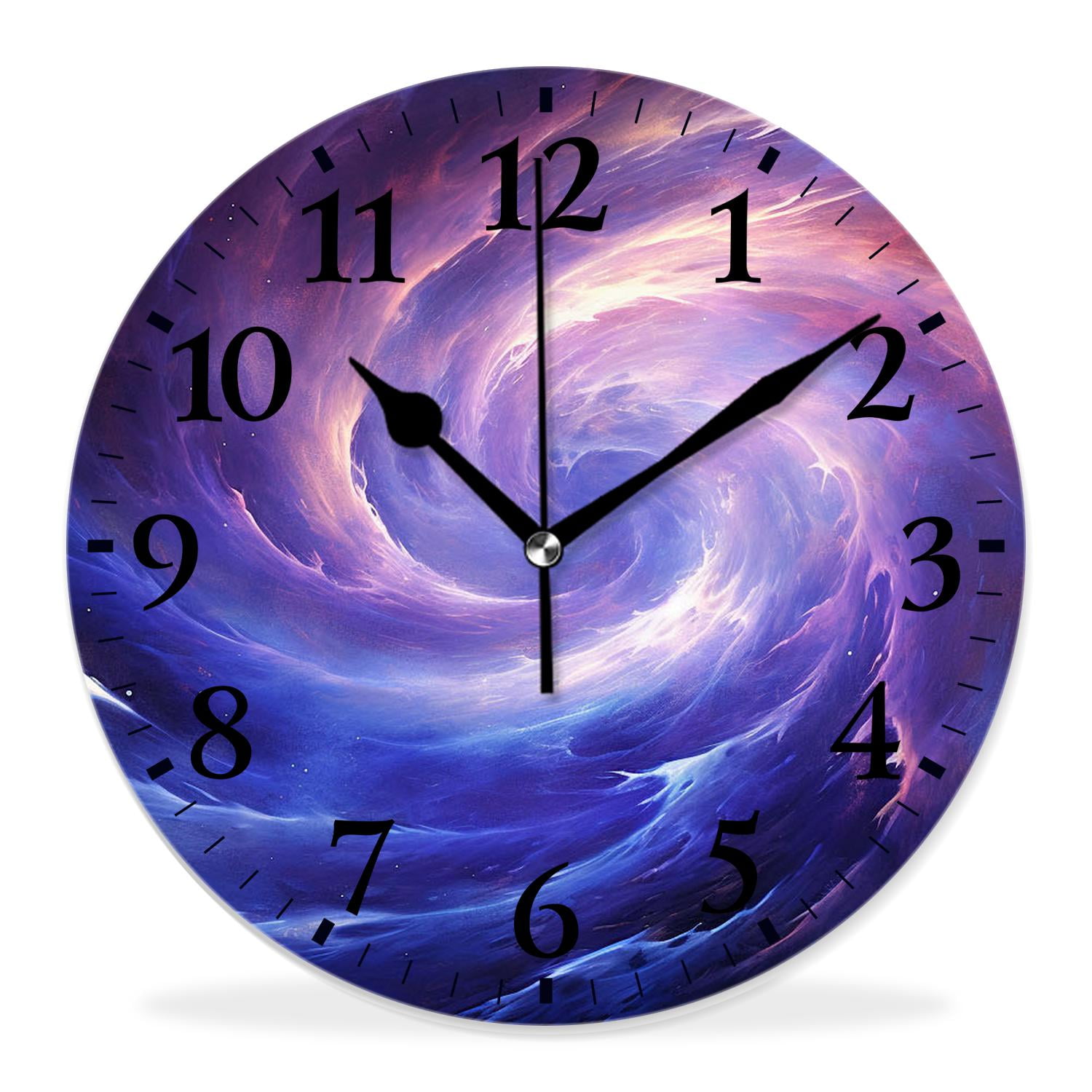 16 Inch Wall Clock Battery Operated Silent Clock Decorative for Office ...