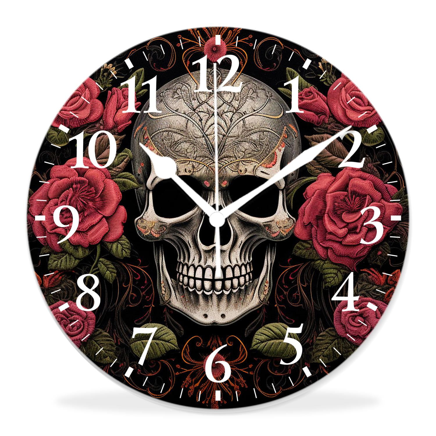 16 Inch Wall Clock Battery Operated Silent Clock Decorative for Office ...