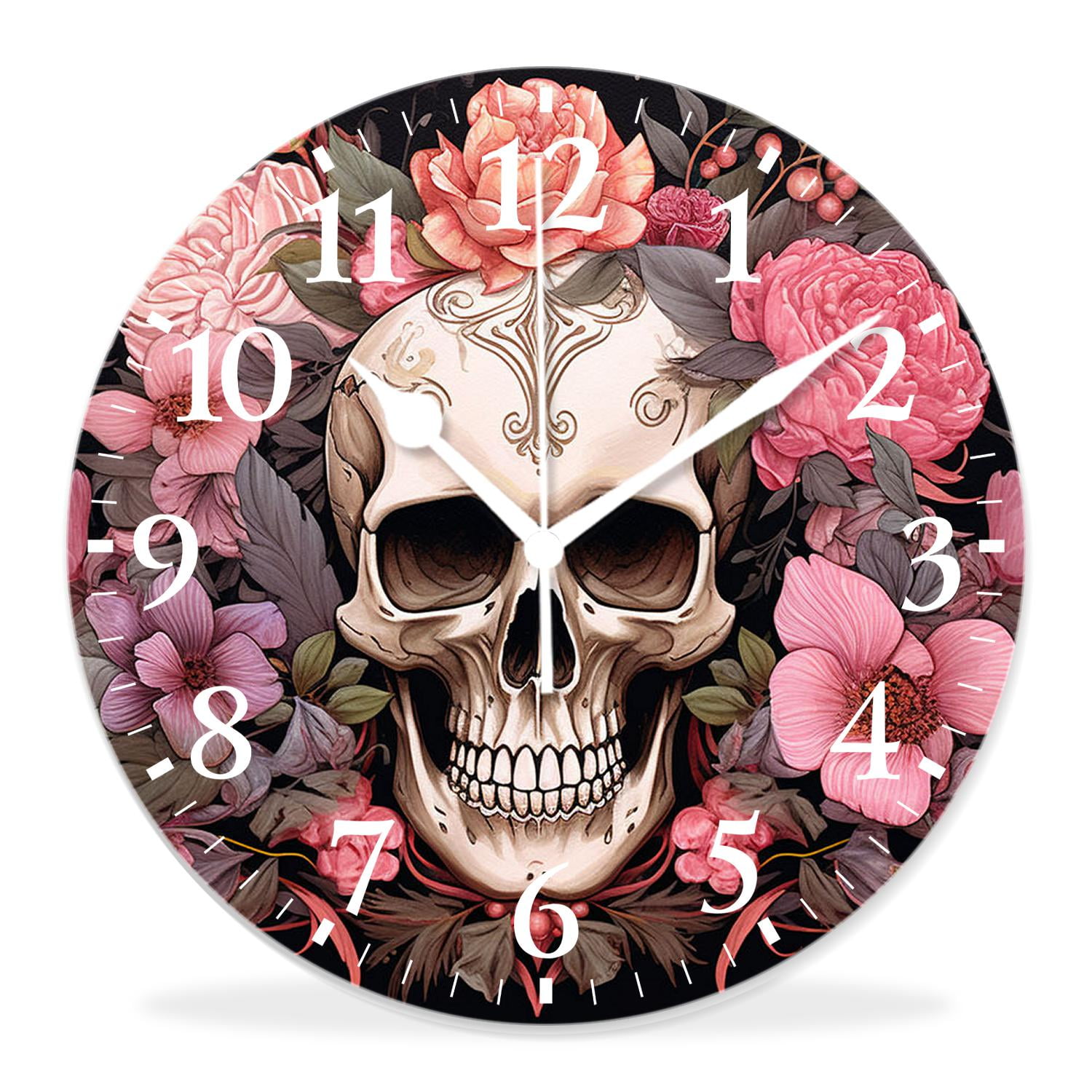 16 Inch Wall Clock Battery Operated Silent Clock Decorative for Office ...