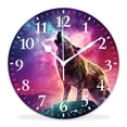 16 Inch Wall Clock Battery Operated Silent Clock Decorative for Office ...
