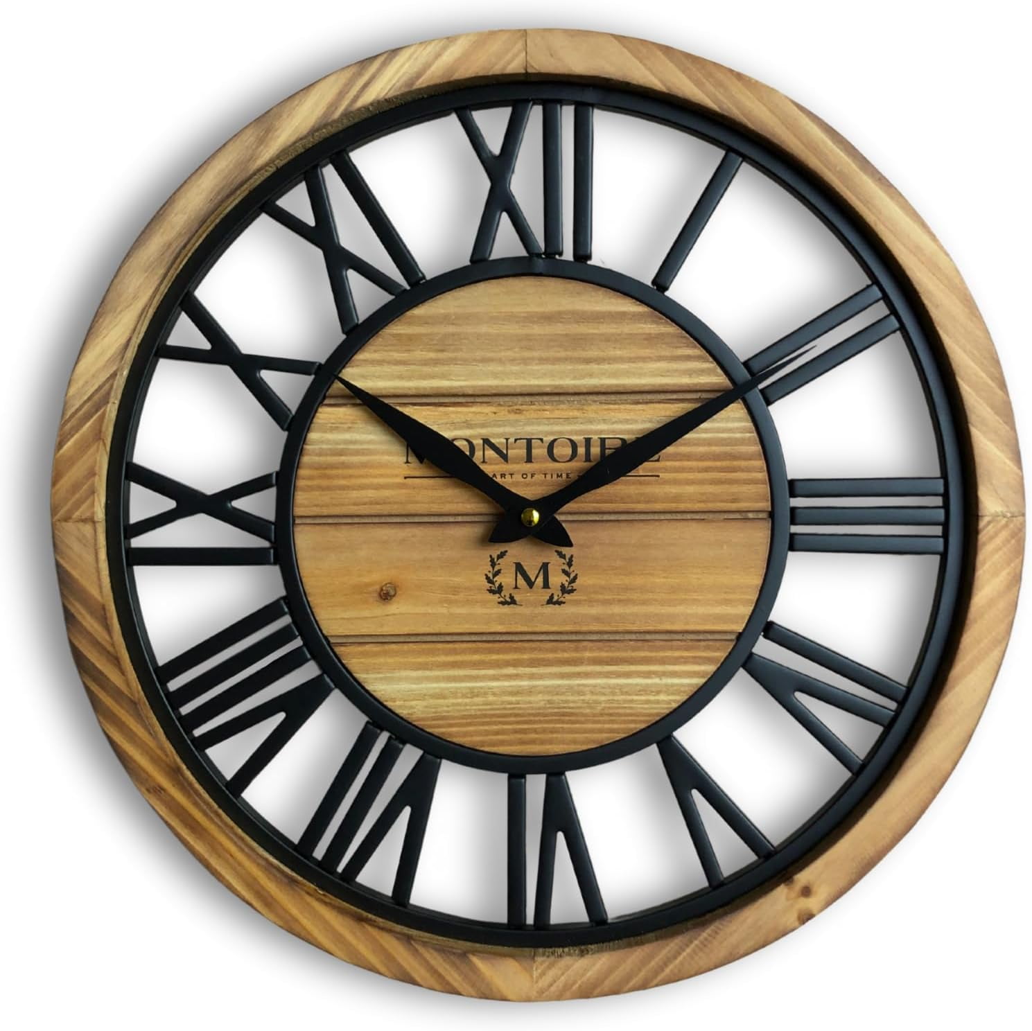 16 Inch Wall Clock - Farmhouse Wall Clock Large - Large Wall Clocks for ...