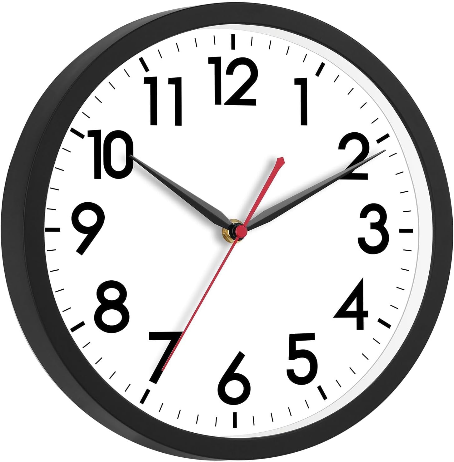 16 Inch Wall Clock Large Silent Non-Ticking Wall Clocks Battery ...