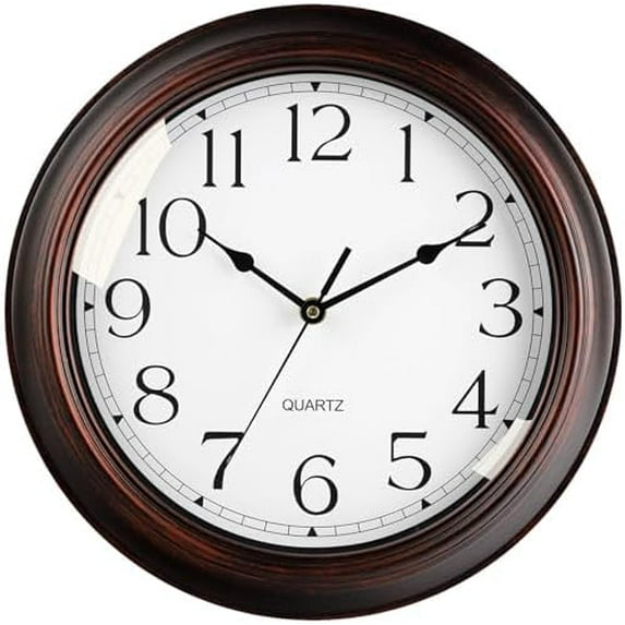 16 Inch Wall Clocks Battery Operated Silent Non-Ticking Wall Clock ...