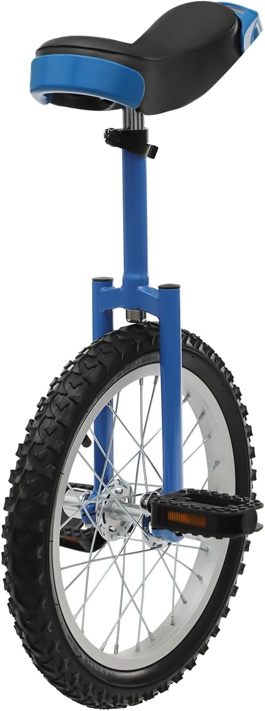 16 Inch Wheel Unicycle, Adjustable Seat Height Outdoor Unicycle, One ...
