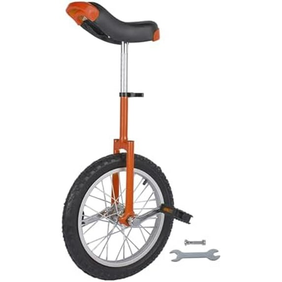 16 Inch Wheel Unicycle, Unicycle Bike with Adjustable Seat, Unicycles ...
