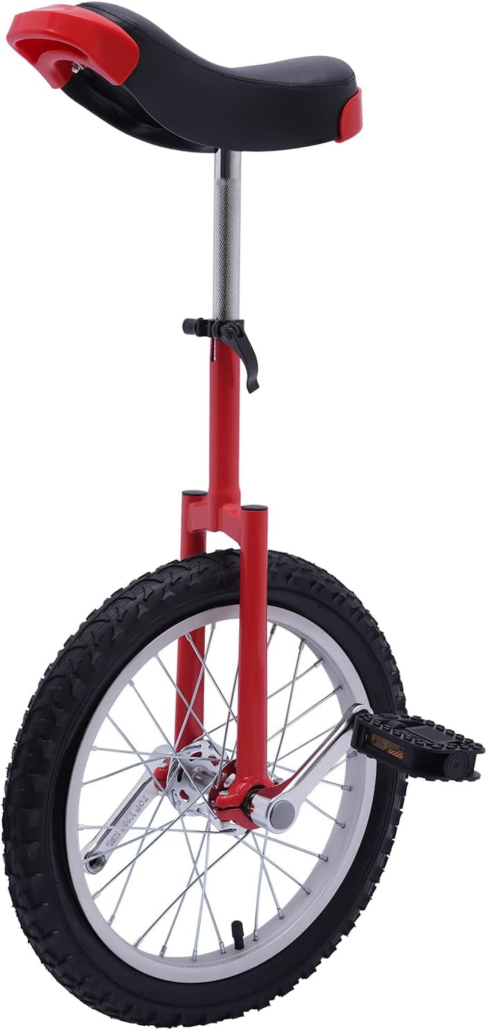 16 Inch Wheel Unicycle, Unicycle Bike with Steel Rim, Leakproof Tire ...