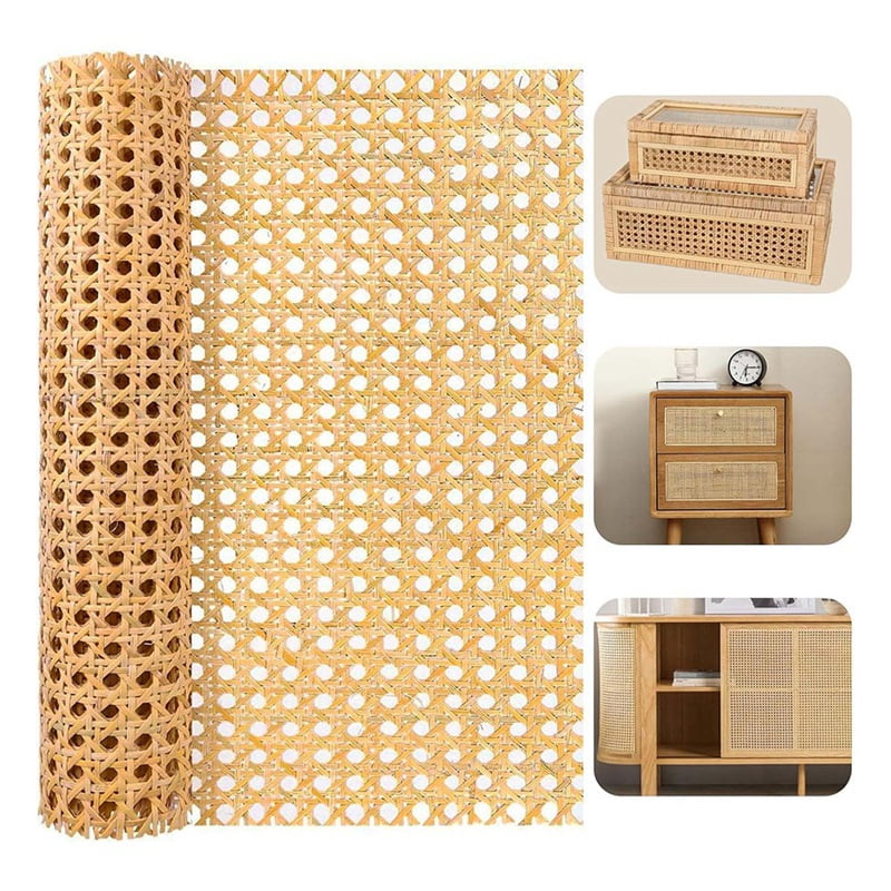 16-Inch Wide Natural Rattan Webbing 40-Inch Long (3.3 Ft.) Rattan ...