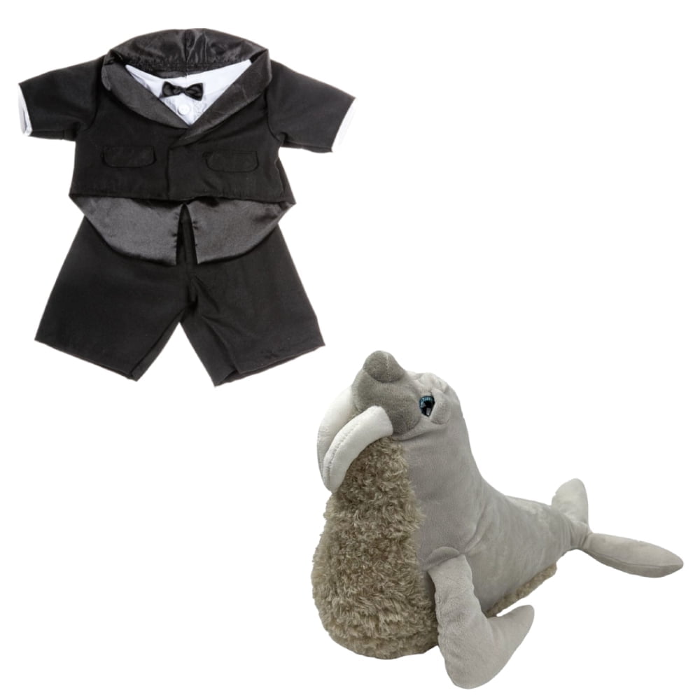 16 Inch Winston the Walrus with Tuxedo Suit Plush Animal - Formal ...