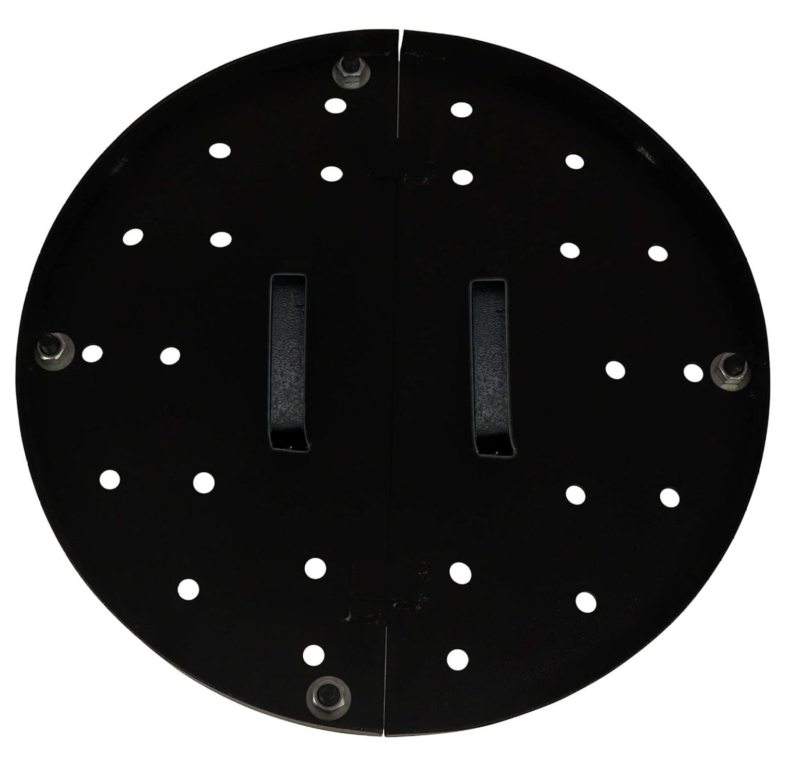 - 16 Inches Mild Steel Thick Baffle Burner Plate - Pack of 2 - With ...