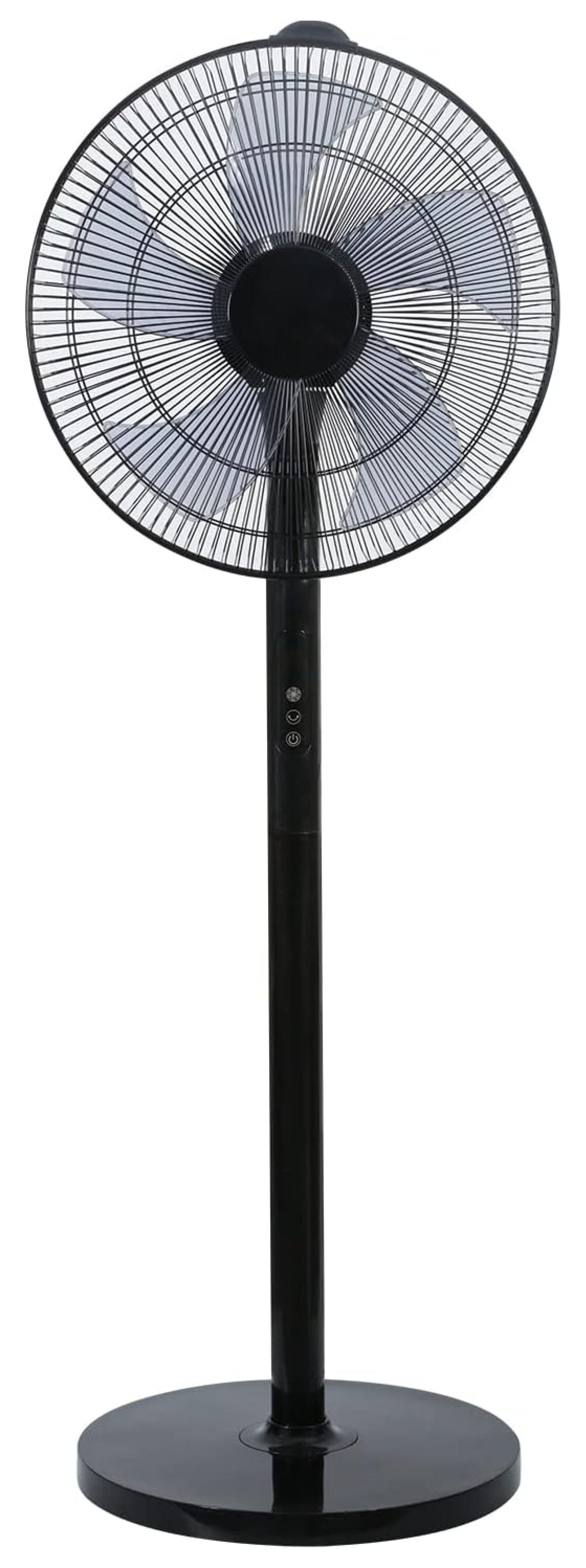 16 Inches Stand Fan with Pedestal Base, Height Adjustable Pedestal Fan ...