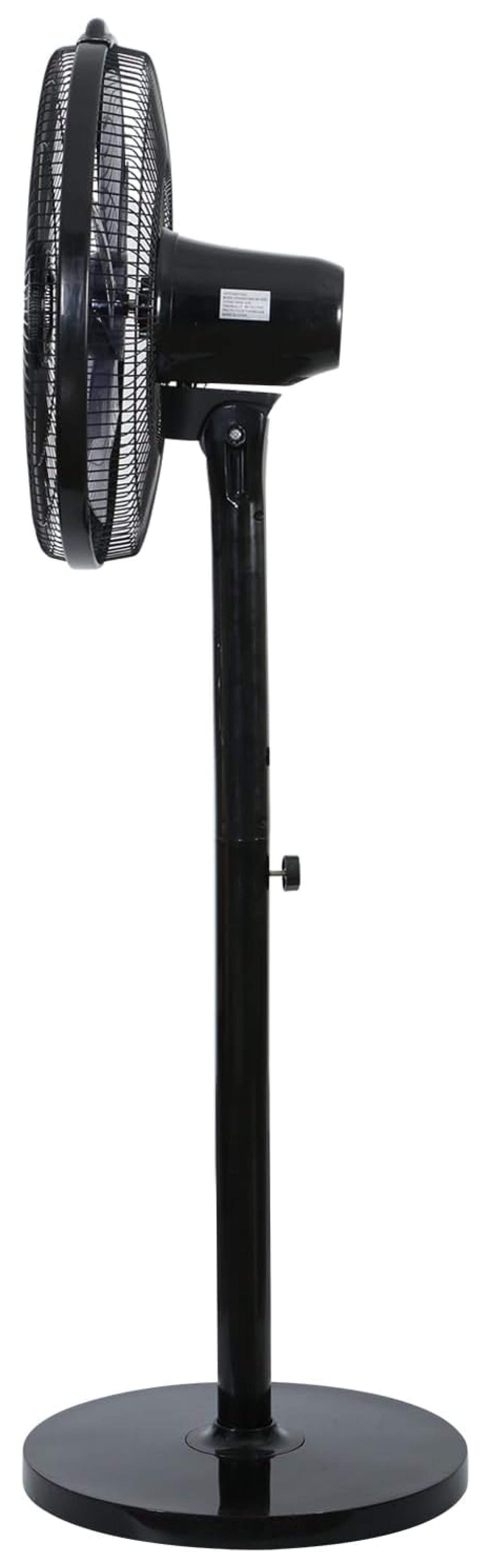 16 Inches Stand Fan with Pedestal Base, Height Adjustable Pedestal Fan ...