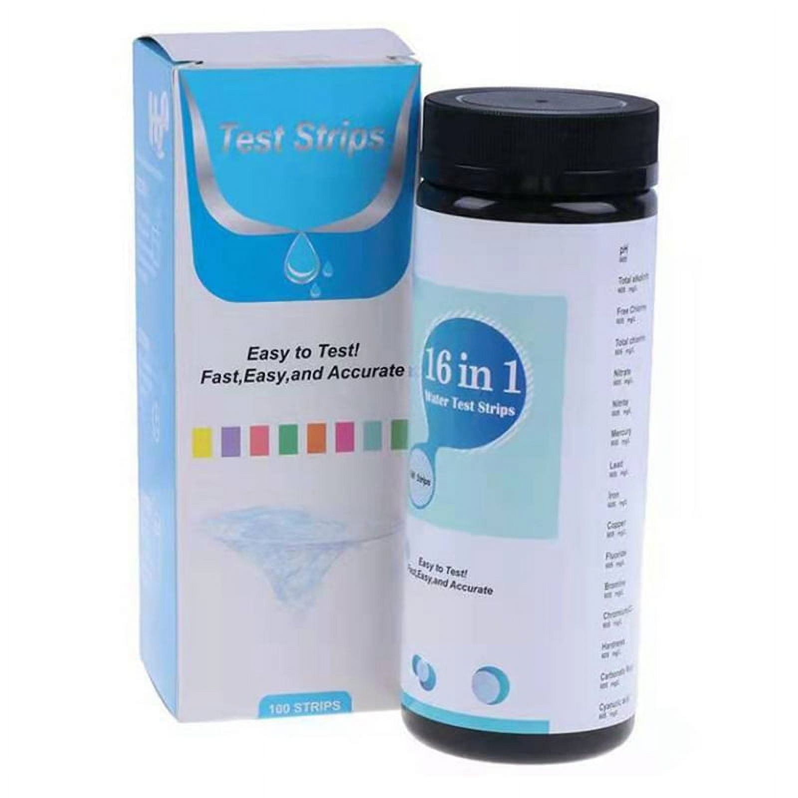 16 Items of Water Quality Test Paper for Drinking Water, Swimming Pool ...