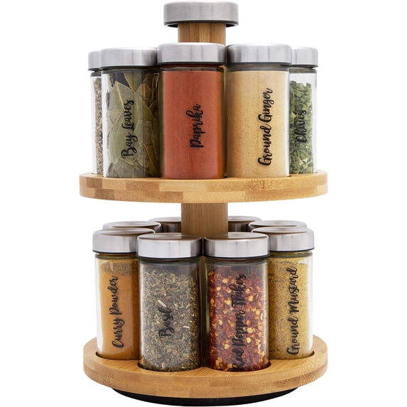 16 Jar Rack with Spices Included & 5-Year Free Refill Program ...