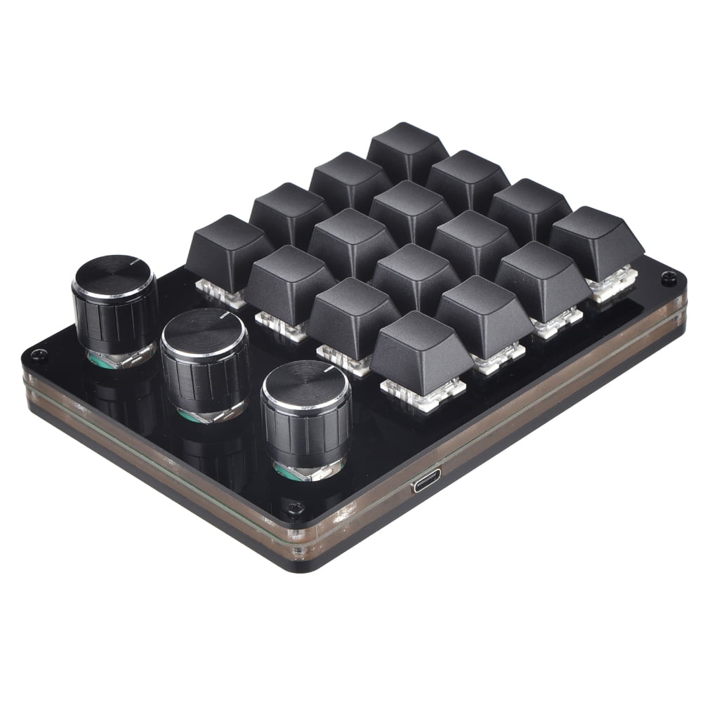 16 Key Macro Programmable Keyboard Mini Mechanical Gaming Macro ...