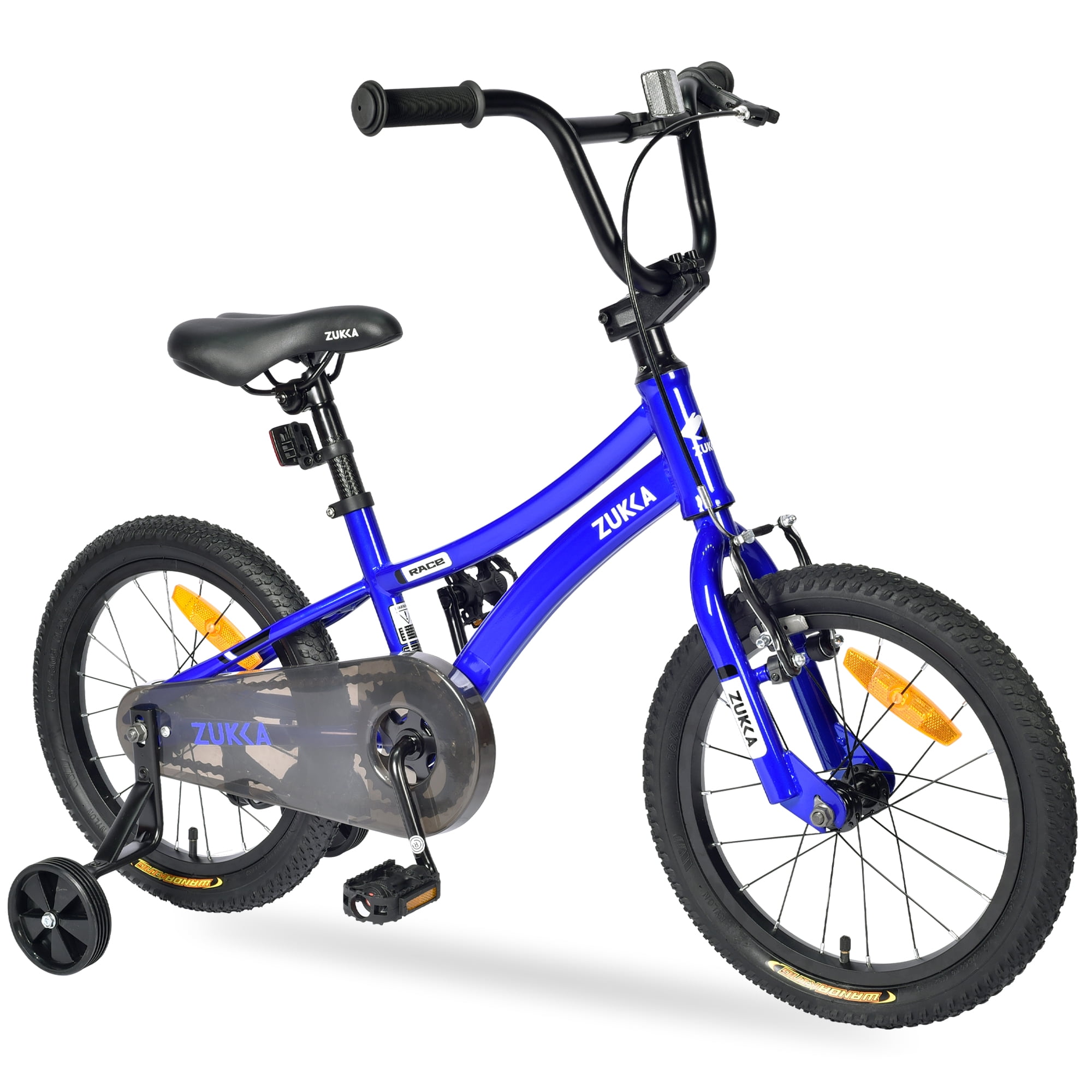 16" Kids Bikes with Detachable Training Wheels, Steel Frame Children ...