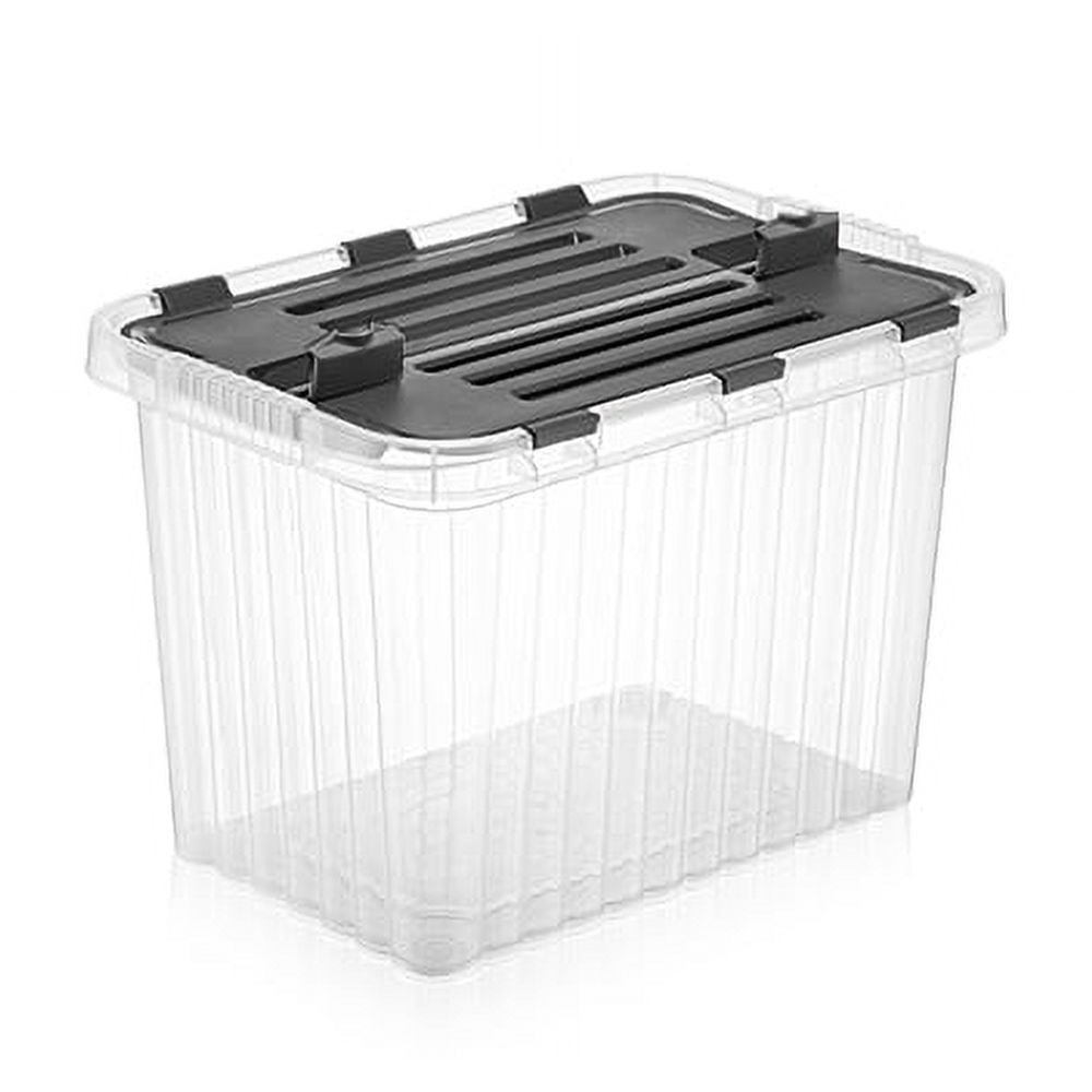 16 L Deep Storage Container with Hinged Lid - Walmart.com